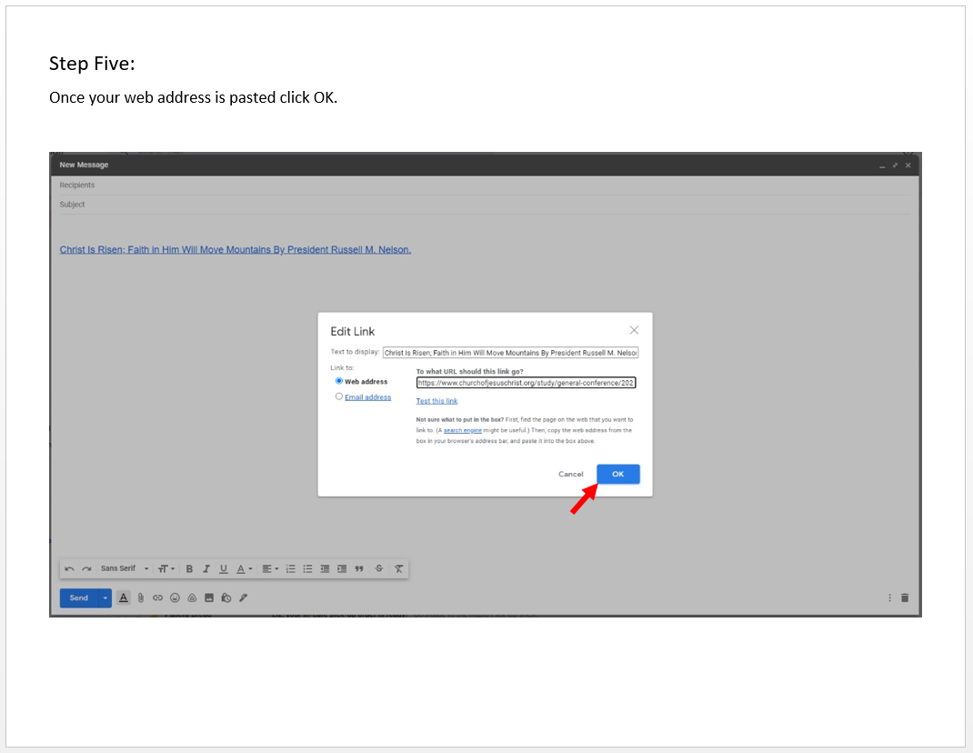 How to Insert a Hyperlink in an Email | Liz B. Real Estate